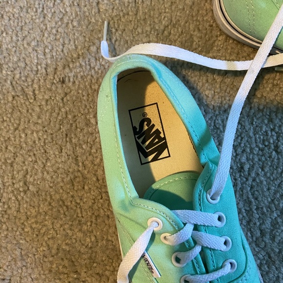 Vans | Shoes | Mint Green Vans | Poshmark